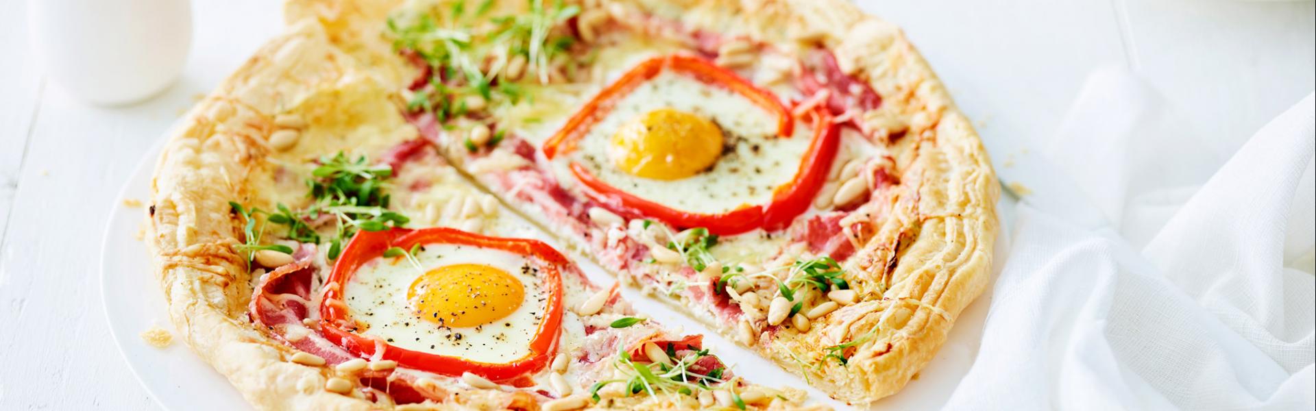 Quiche copieuse au lard et aux oeufs | Spar